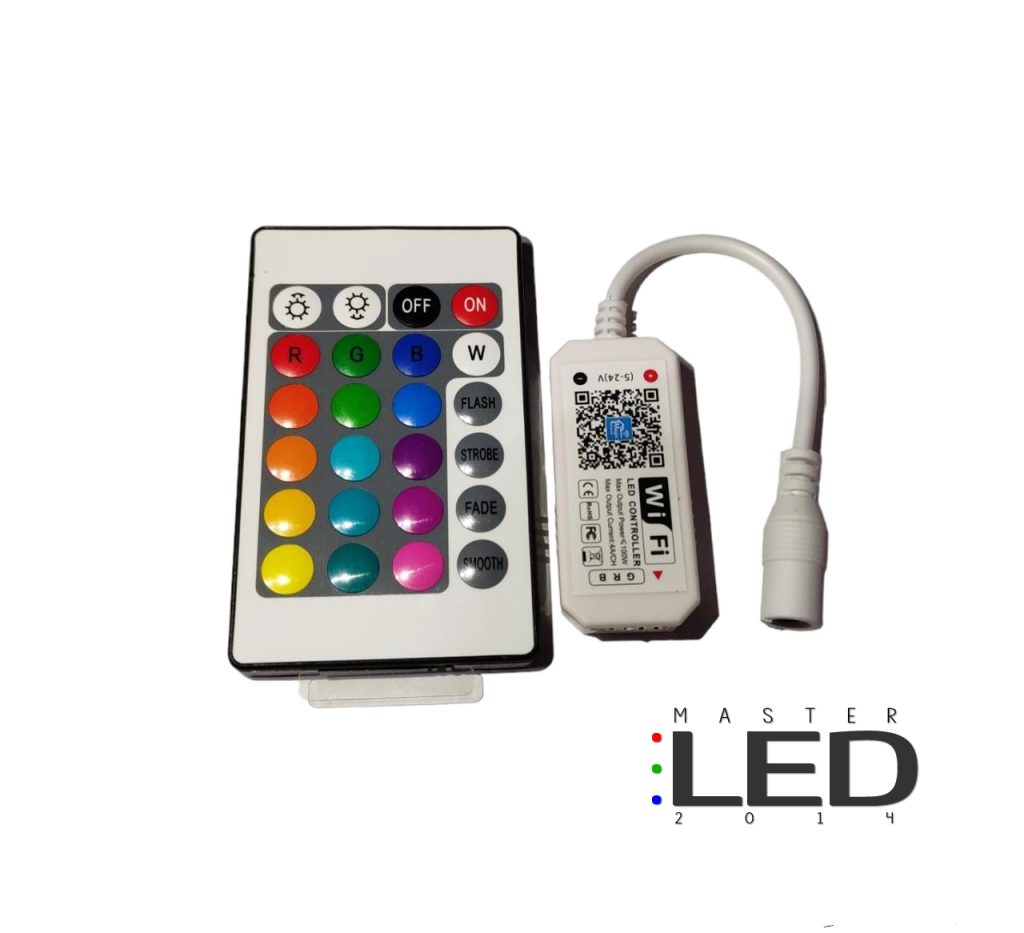 Mini Dimmer Controlador WIFI RGB + Control